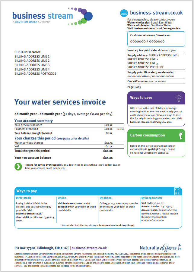 England - Metered - Business Stream